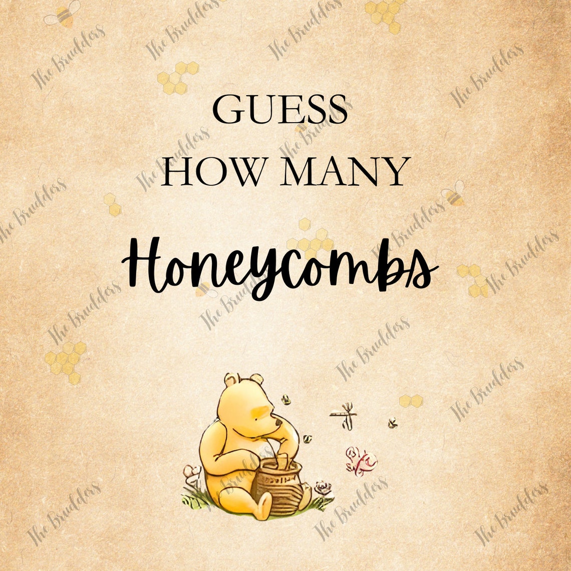 Printables: WINNIE THE POOH Sign in Pdf Format – Digital Bear Package ...