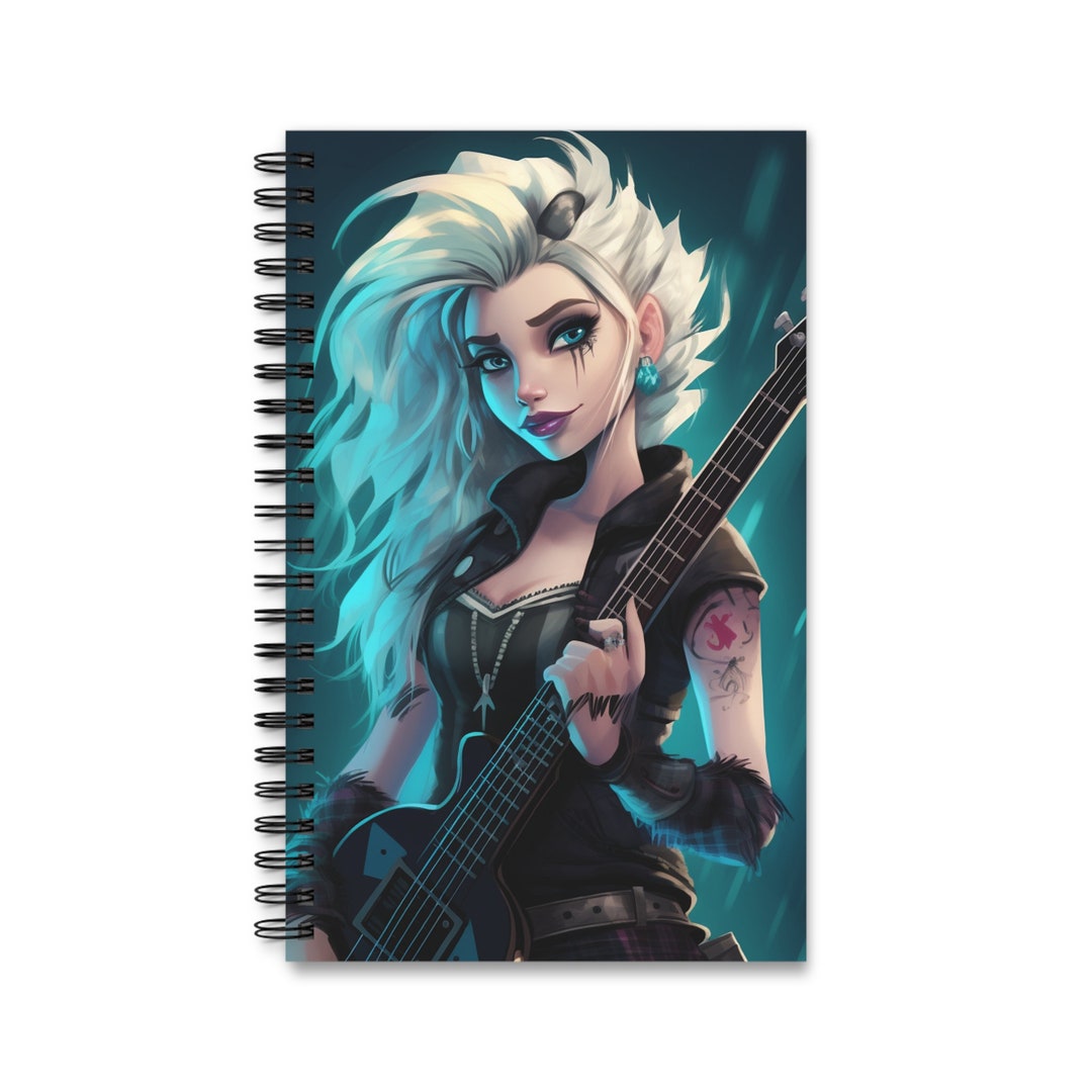 Elsa Inspired Rocker Notebook for the Frozen Lovers With a Twist - Etsy