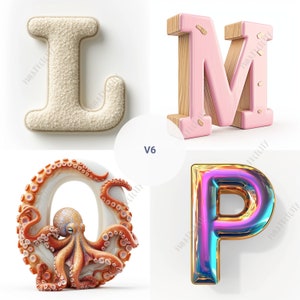 Midjourney Prompts for Letters Numbers Cliparts Alphabets AI Prompt for ...