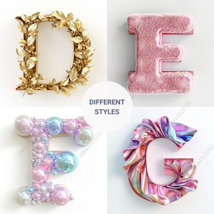 Midjourney Prompts for Letters Numbers Cliparts Alphabets AI Prompt for ...