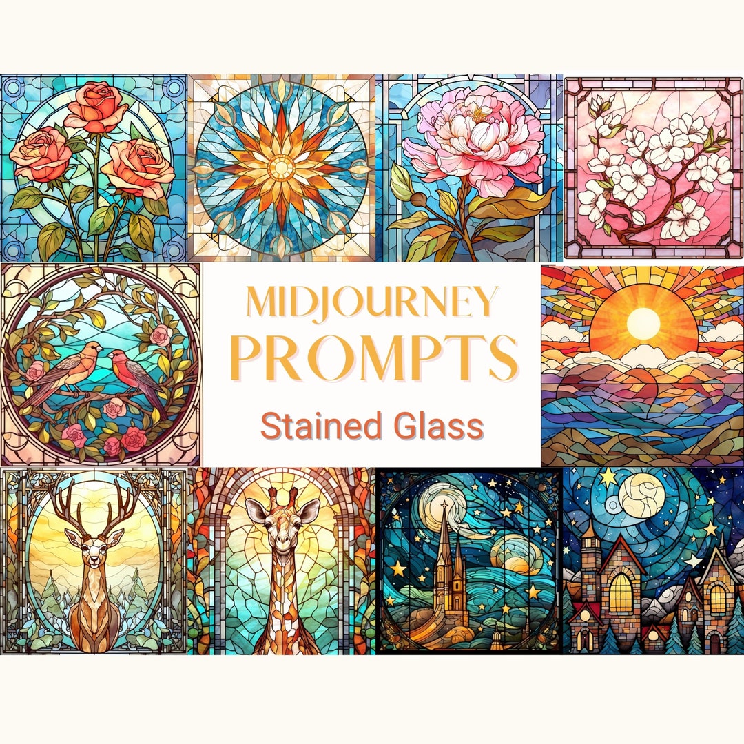 Midjourney Prompts for Stained Glass Midjourney Prompt for Stained ...