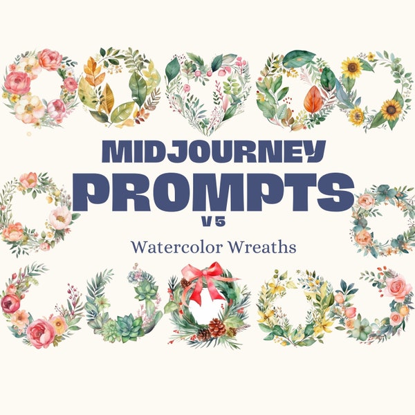 Clip Art Mid Journey Prompts - Etsy