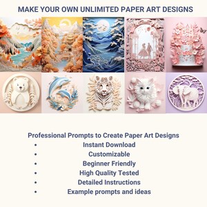 Midjourney Prompts Paper Cut Art AI Guide Paper Designs Midjourney ...