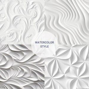 White Textured Paper Seamless High Trad Pattern Wallpaper Digital ...