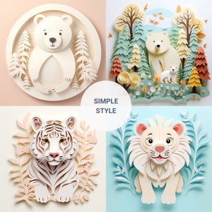 Midjourney Prompts Paper Cut Art AI Guide Paper Designs Midjourney ...