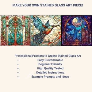 Midjourney Prompts for Stained Glass Midjourney Prompt for Stained ...