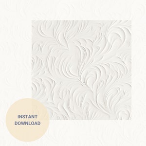 White Textured Paper Seamless High Trad Pattern Wallpaper Digital ...