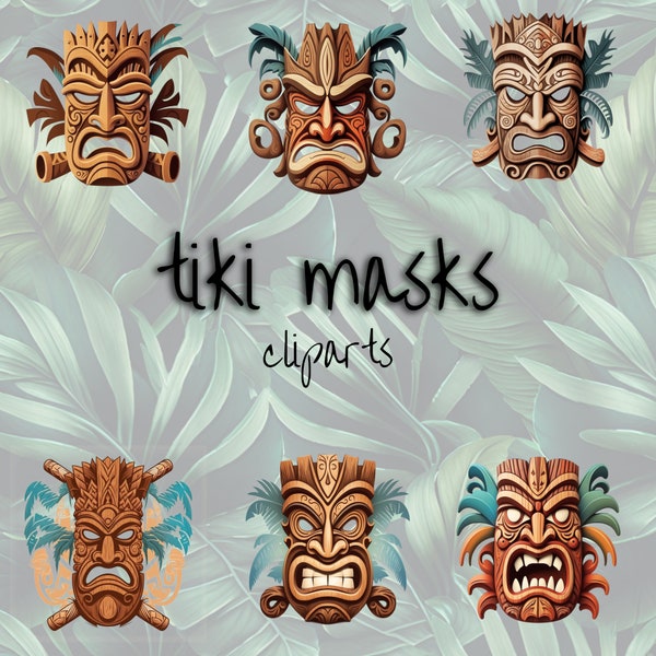 Tiki Mask - Etsy