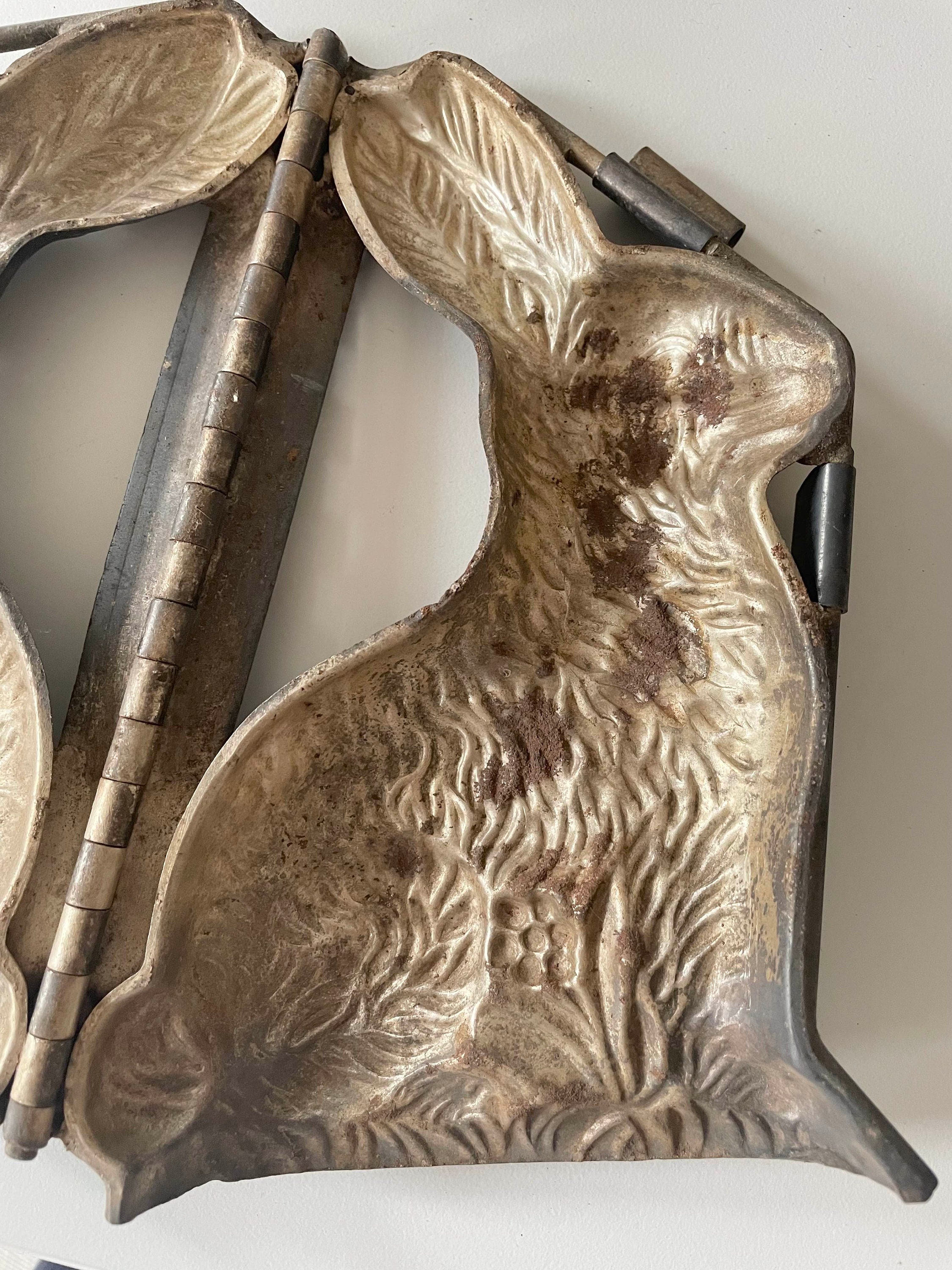 Antique Rabbit Chocolate Mold With Hinge Anton Reiche Weigandt - Etsy