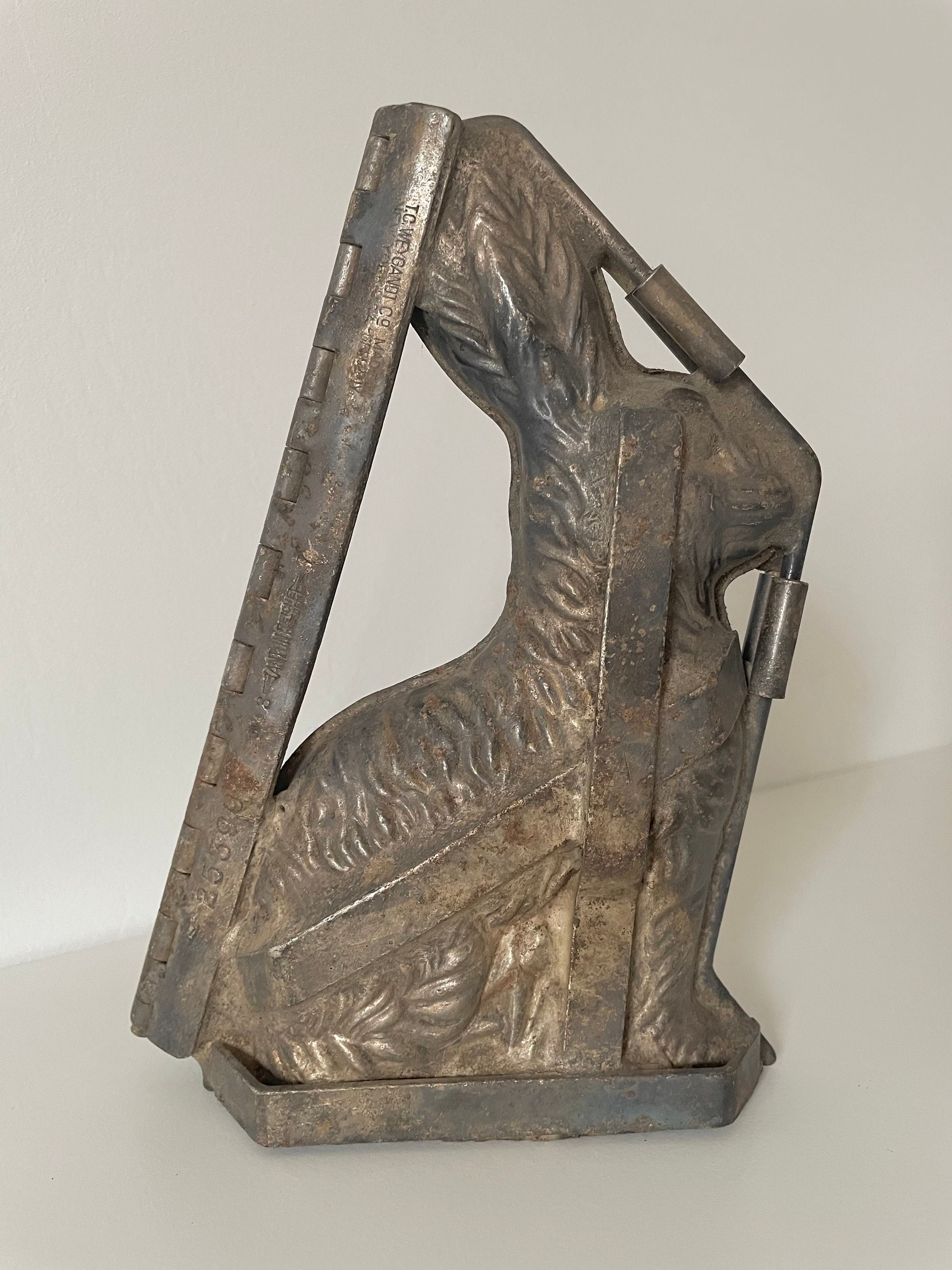 Antique Rabbit Chocolate Mold With Hinge Anton Reiche Weigandt - Etsy