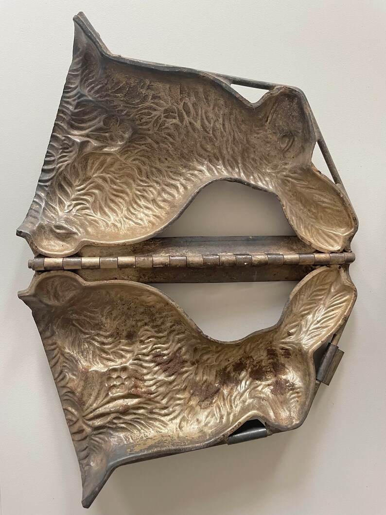 Antique Rabbit Chocolate Mold With Hinge Anton Reiche Weigandt - Etsy