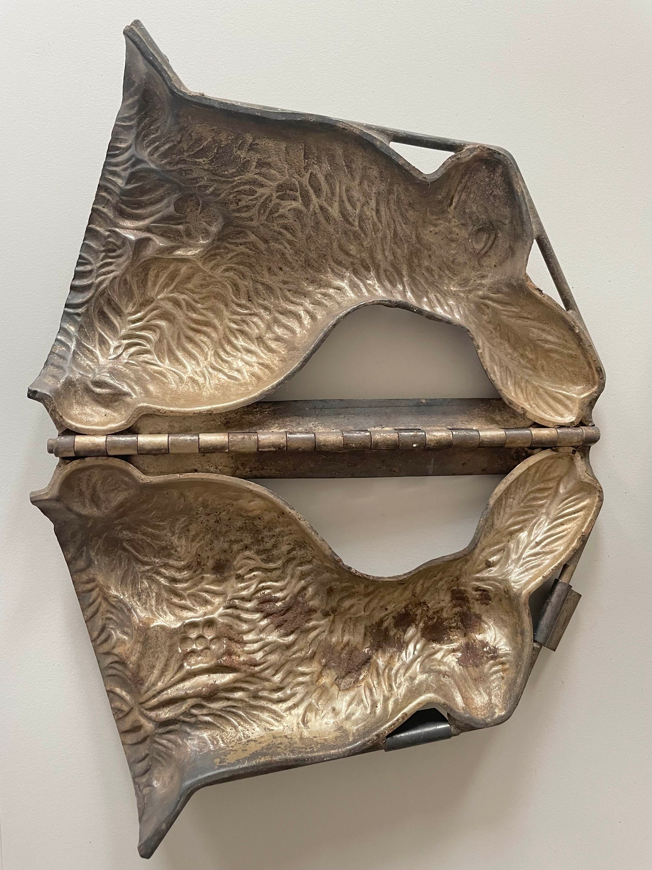 Antique Rabbit Chocolate Mold With Hinge Anton Reiche Weigandt - Etsy