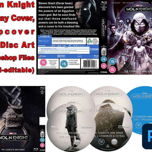 Moon Knight Blu Ray - Etsy
