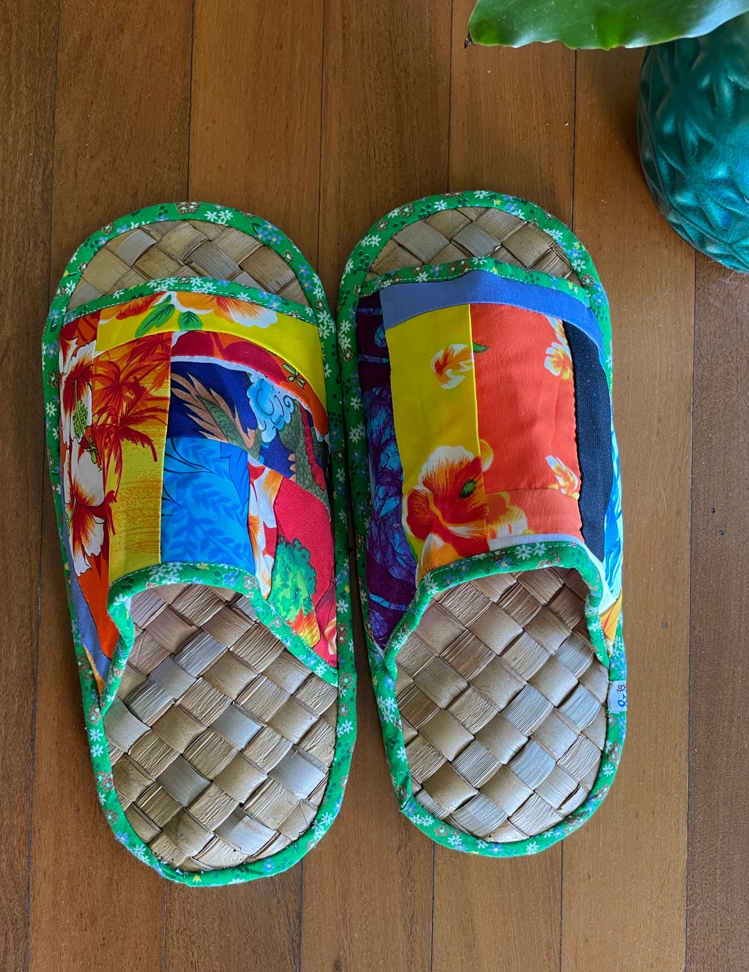 One of a Kind Vintage Patchwork and Repaired Lauhala 'tutu' House ...