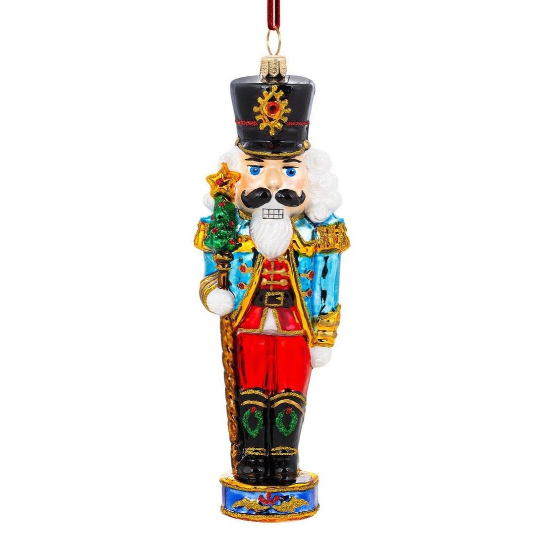 Glass Christmas Ornament - the Nutcracker. Collectible Bauble. Blown ...