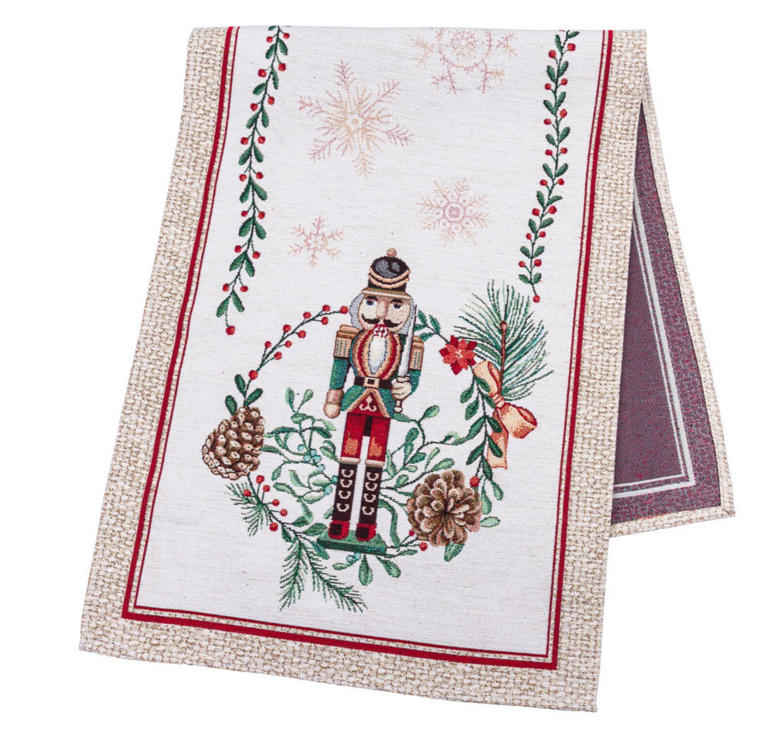Tapestry Christmas Tablecloth "nutcracker". Christmas Table Linens ...