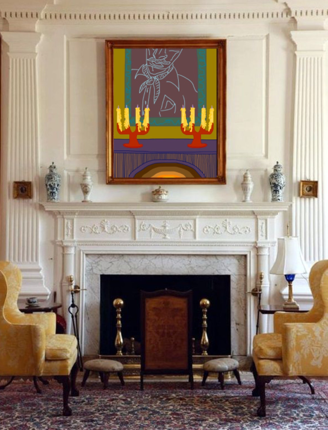 Cosy Candelabra Limited Edition Print. - Etsy