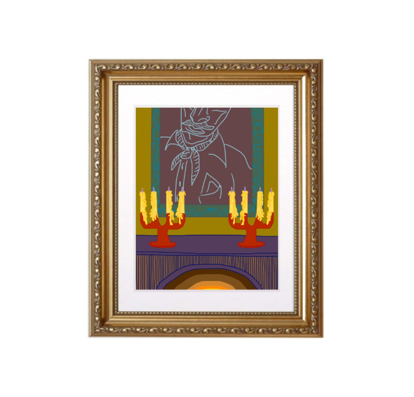 Cosy Candelabra Limited Edition Print. - Etsy