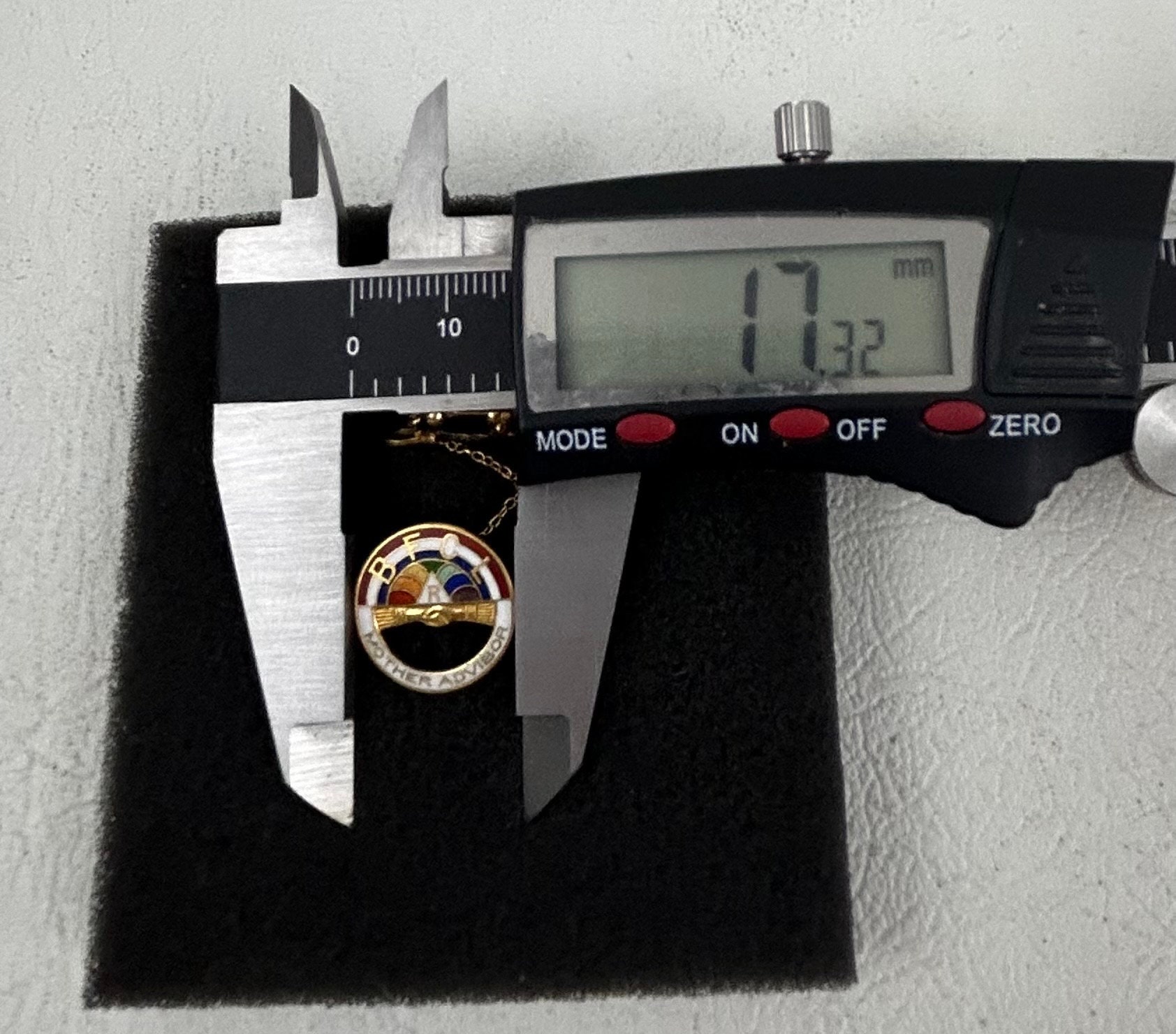 Vintage 10K Gold BFCL International Order of Rainbow Girls Two Part ...