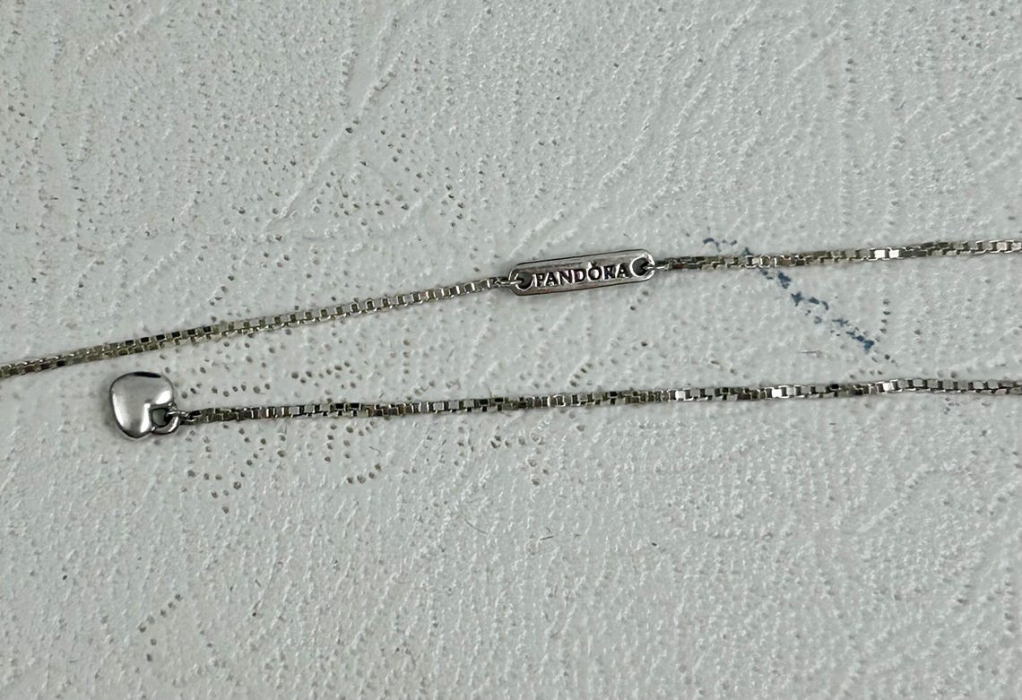 Authentic Pandora Sterling Silver Ale S925 Pave Crystal Link Chain ...