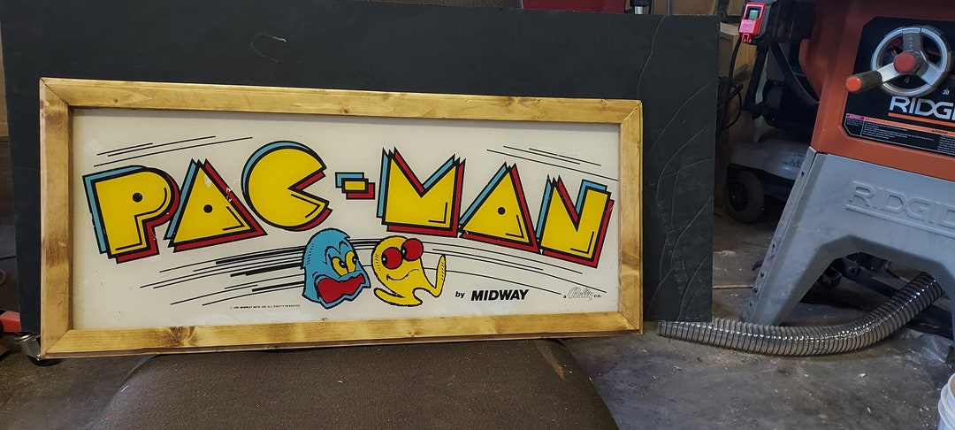 Custom Pac-man Sign original Arcade Game - Etsy
