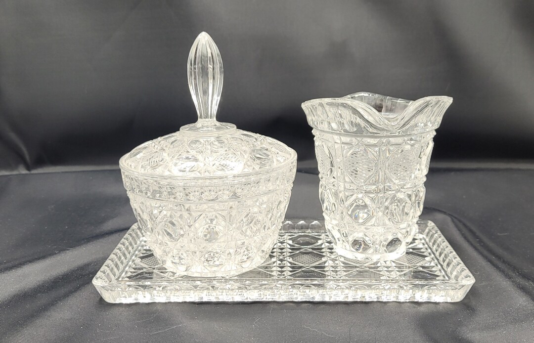 4 Piece Bleikristall West Germany Cream and Sugar - Etsy