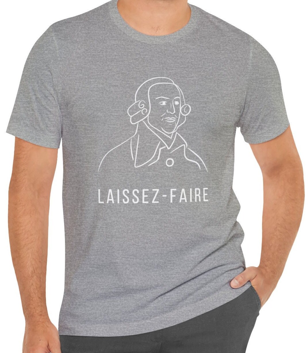 Adam Smith Economist and Philosopher Tshirt | Laissez Faire | Free ...