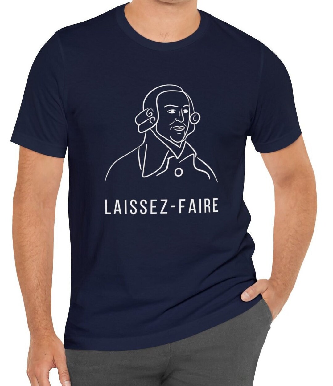Adam Smith Economist and Philosopher Tshirt | Laissez Faire | Free ...