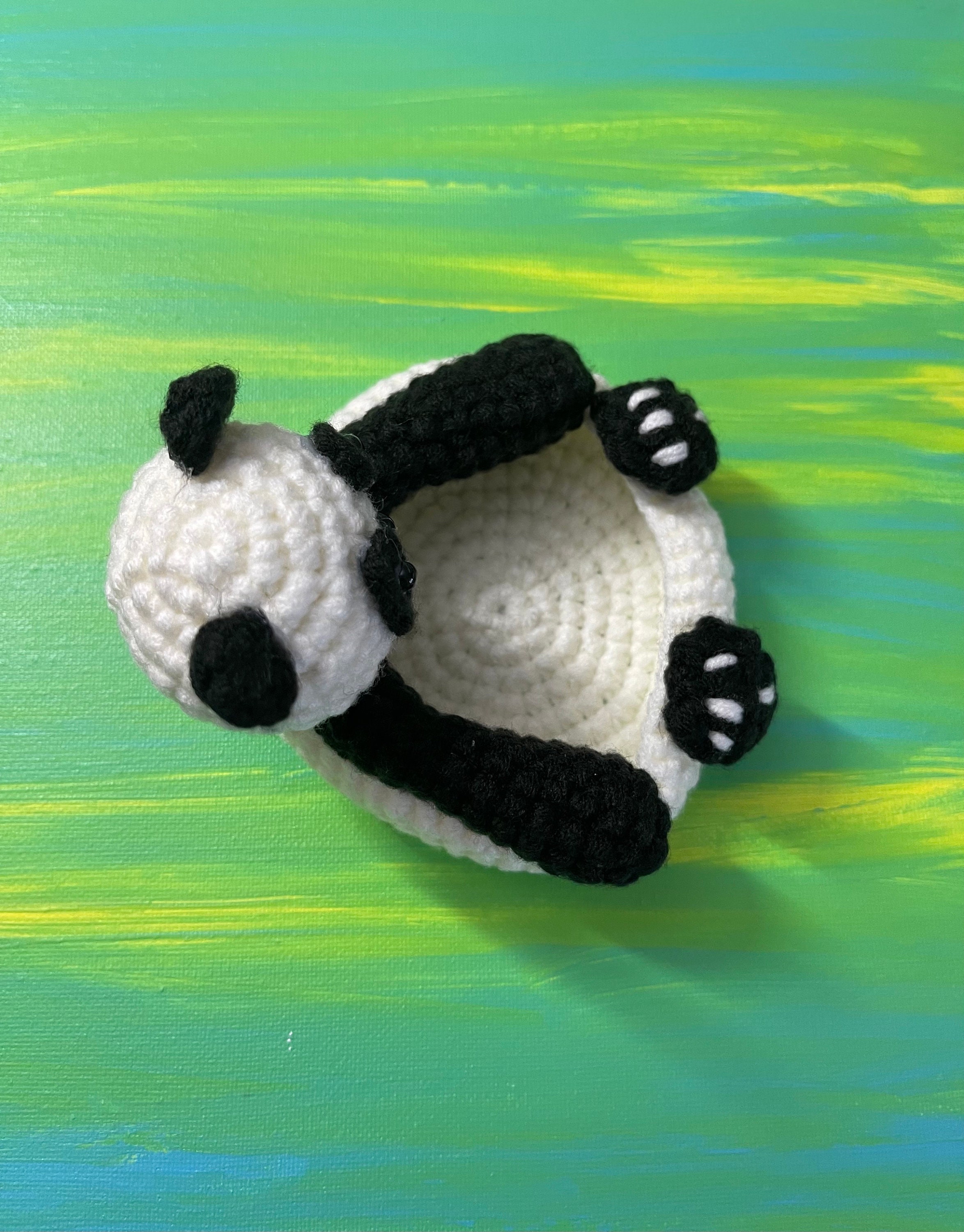 Panda Desk Organizer Crochet - Etsy