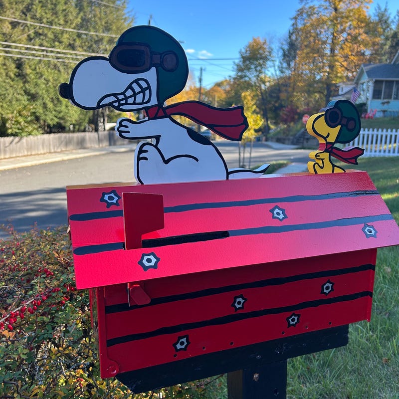 Snoopy Mailbox - Etsy
