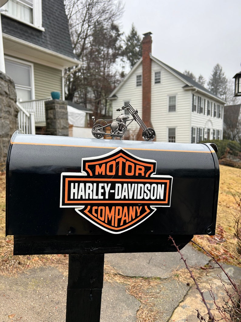 Harley Davidson Mailbox - Etsy