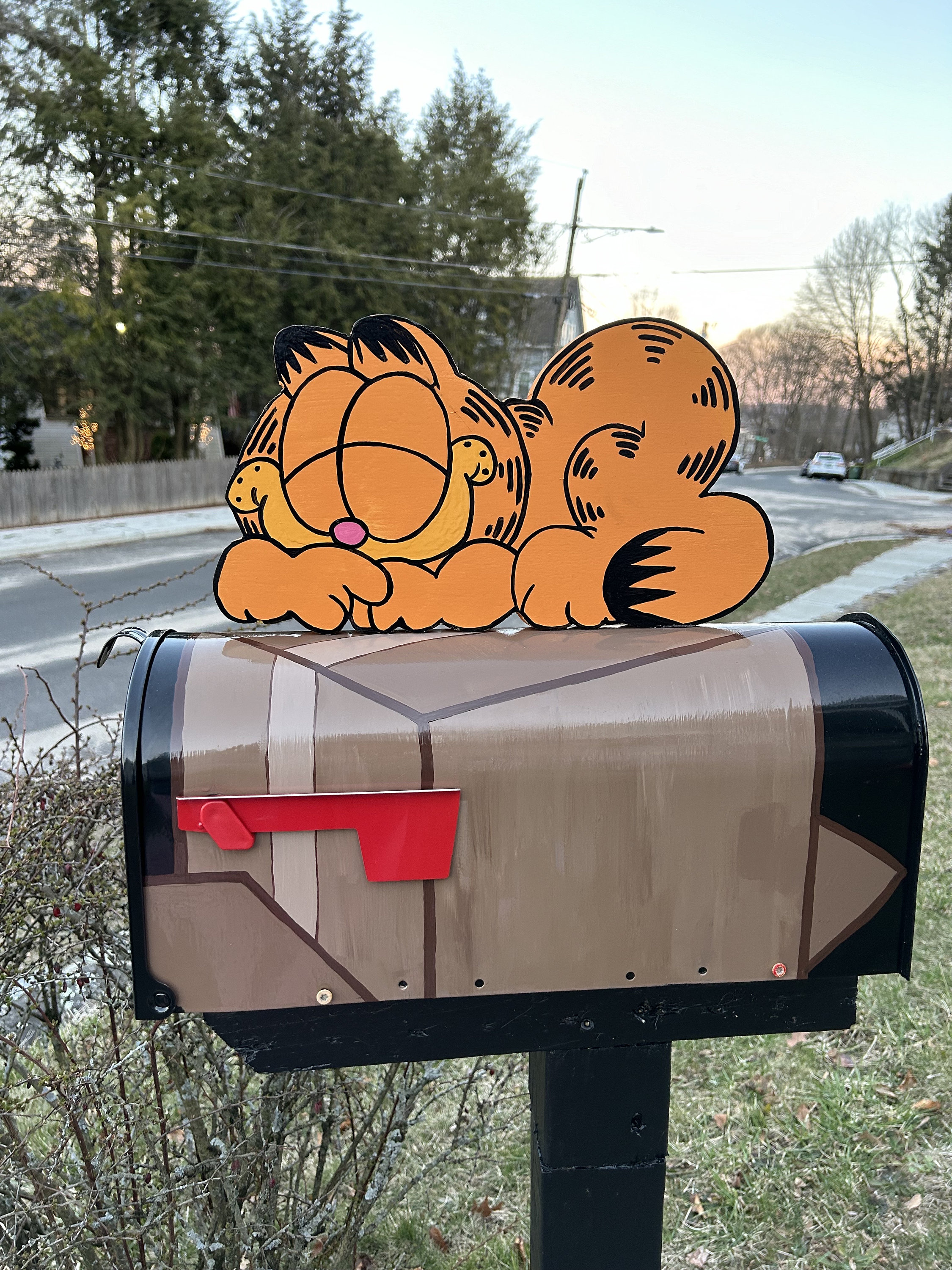 Garfield Mailbox - Etsy