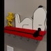 Snoopie and Woodstock Key Holder - Etsy