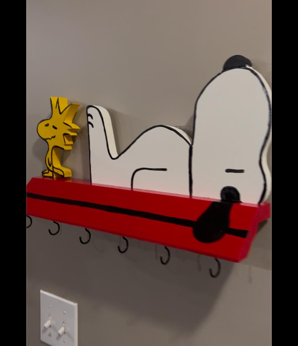 Snoopie and Woodstock Key Holder - Etsy