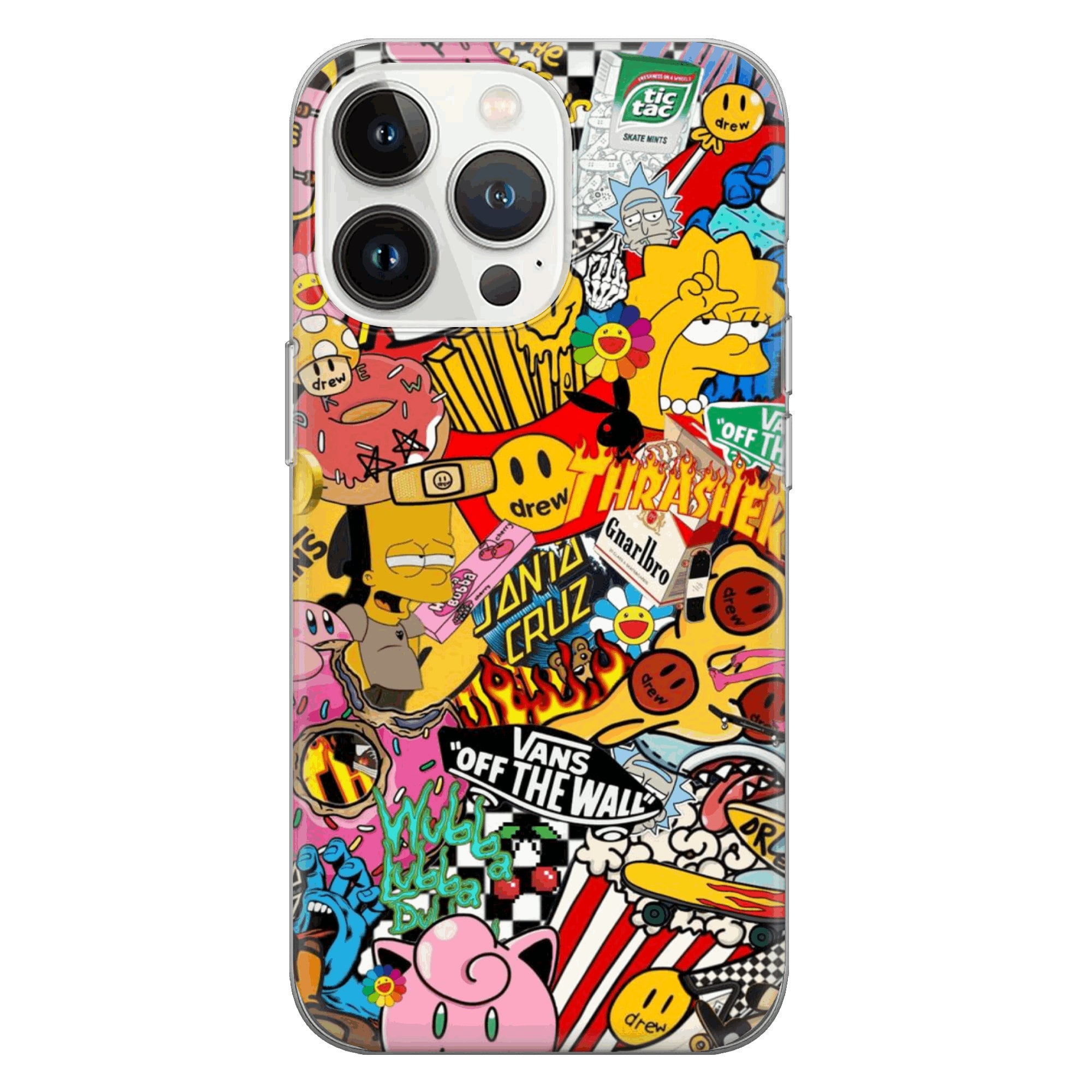 Graffiti Phone Case Street Art Style Cover Fit for iPhone 15 Pro Max ...