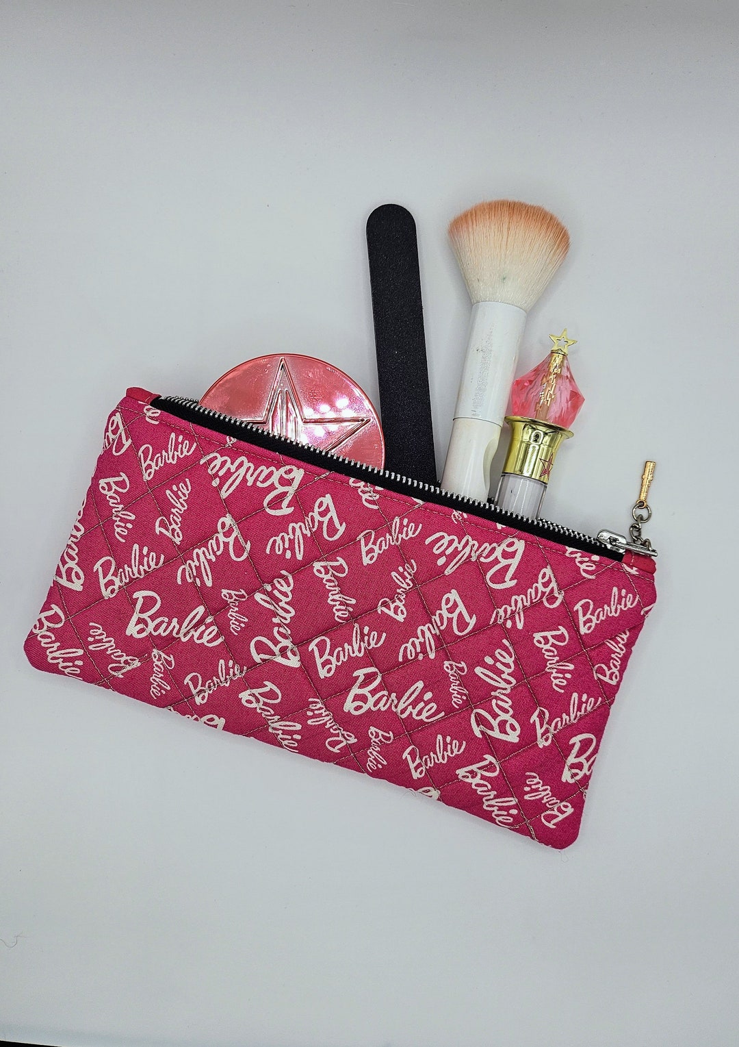 Barbie Makeup Bag Barbie Pencil Case Cosmetic Pouch Sew - Etsy