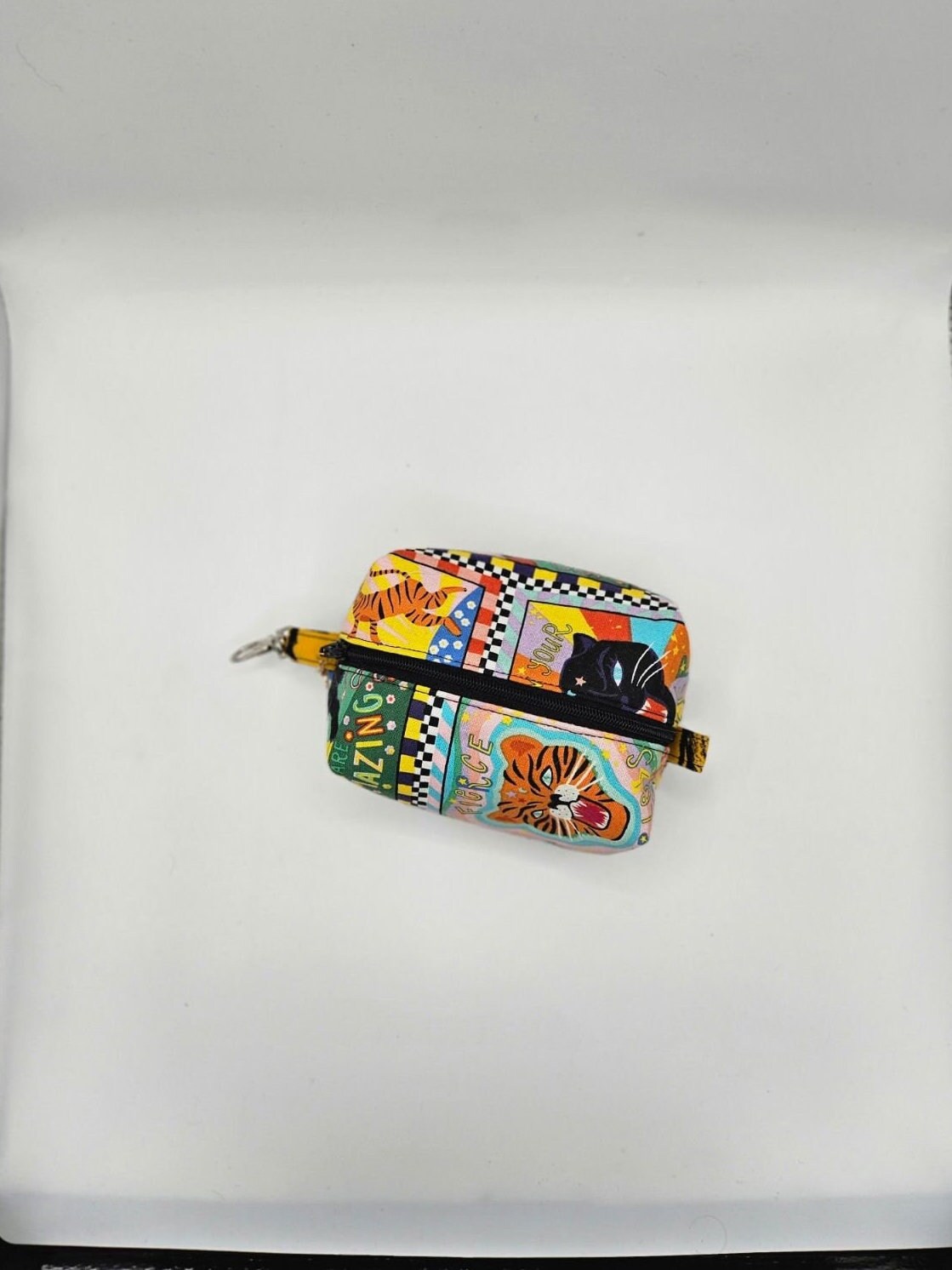 Mini Boxy Bag, Coin Purse, Itty Bitty Boxy Bag, Zipper Pouch, Keychain ...