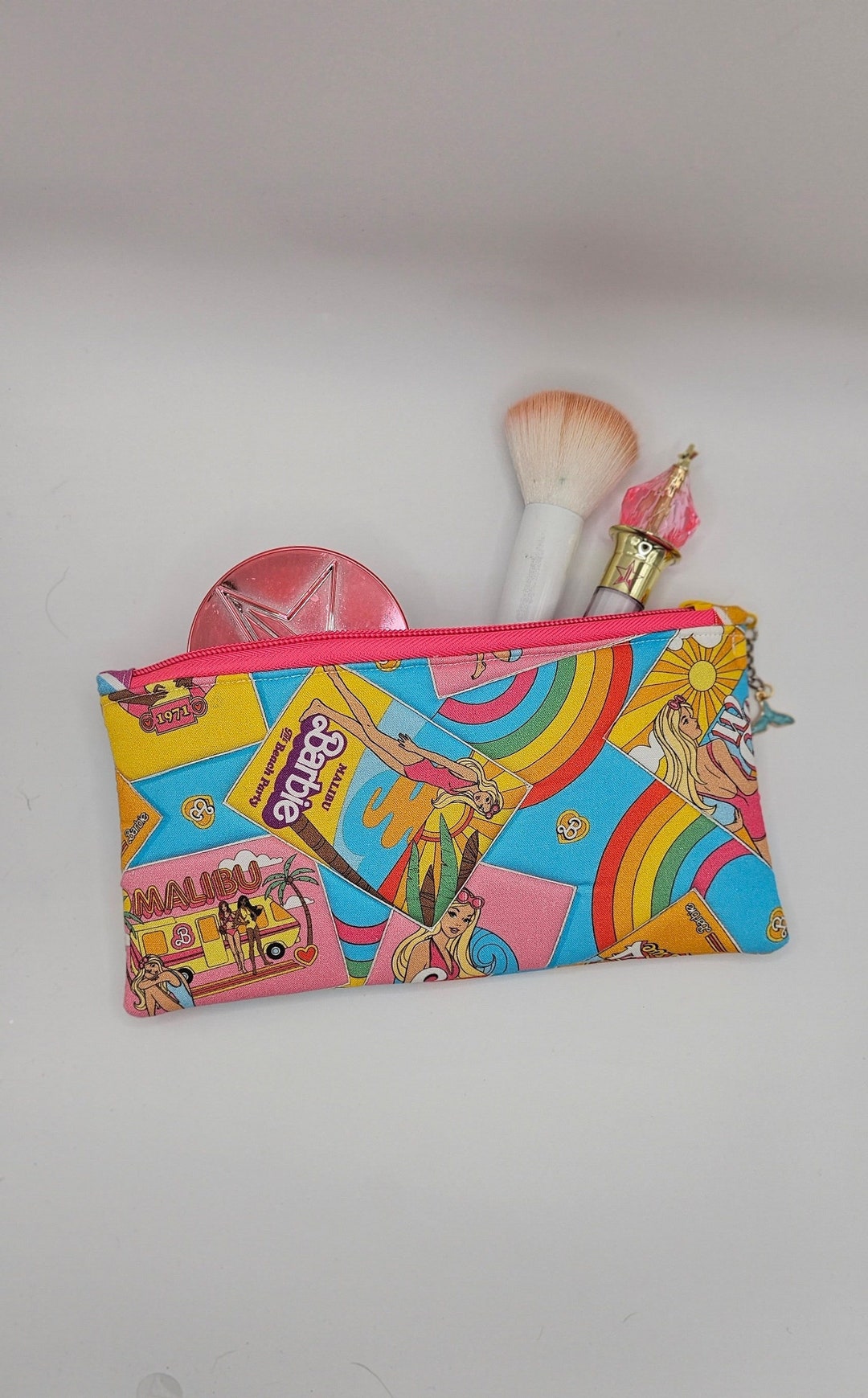 Barbie Makeup Bag, Barbie Pencil Case, Cosmetic Pouch, Sew Notions ...