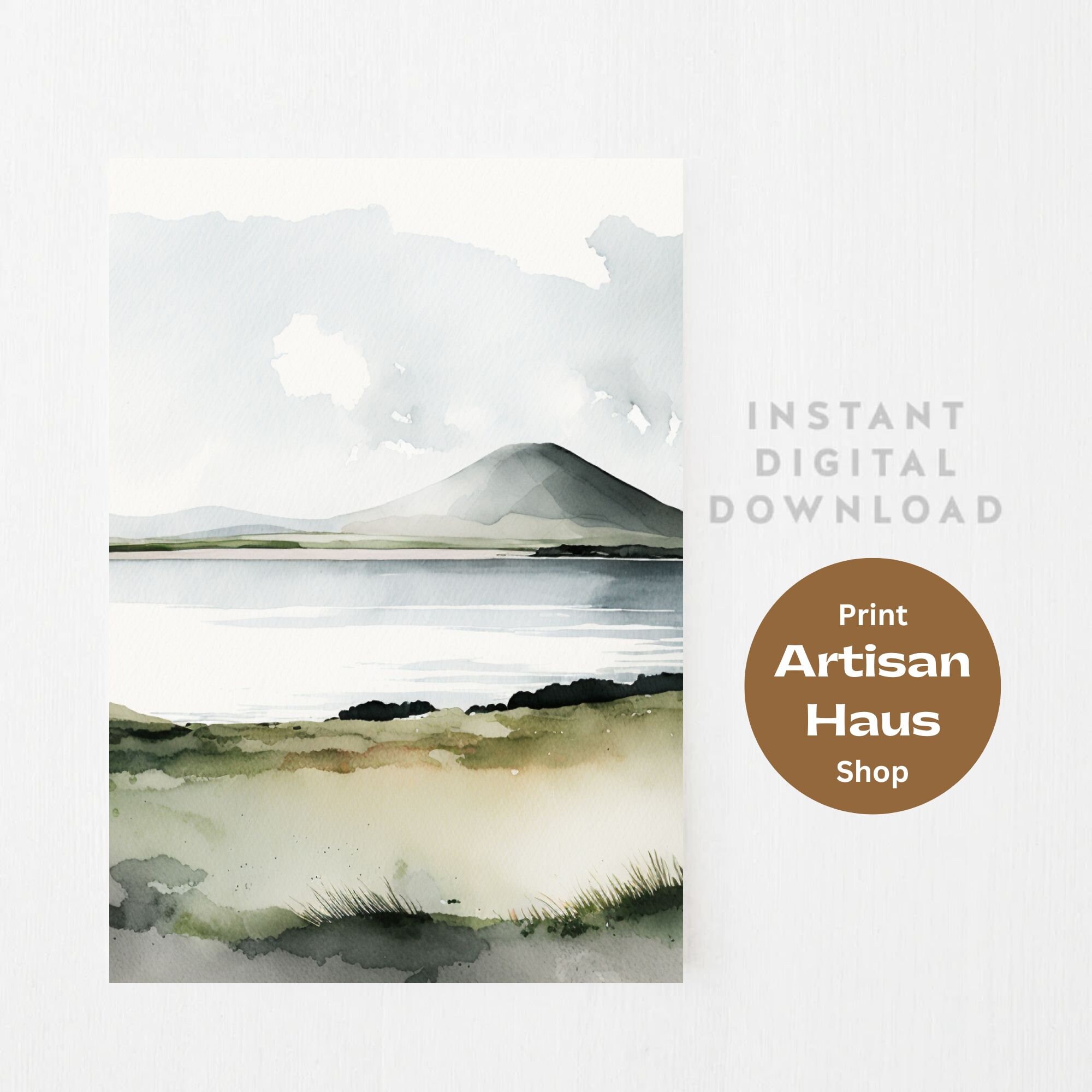 Spring Grass Field Print, Grassland Landscape, Summer Printable Wall ...