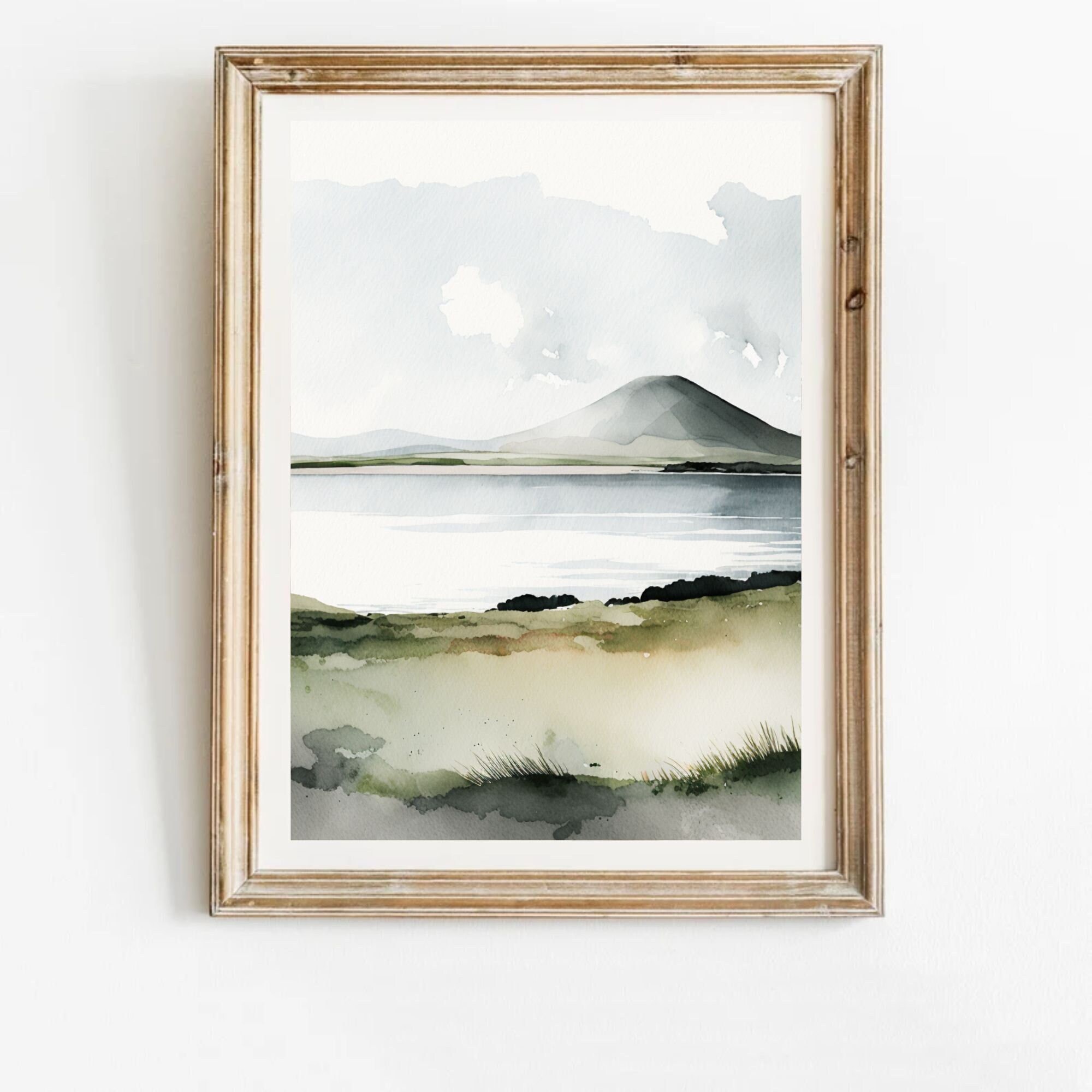 Spring Grass Field Print, Grassland Landscape, Summer Printable Wall ...