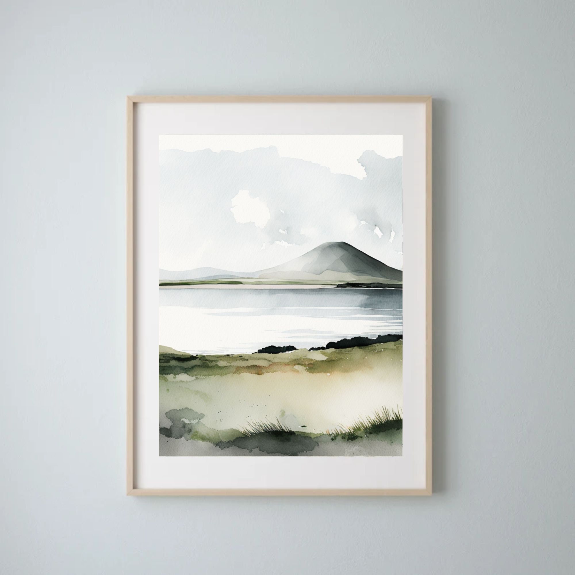 Spring Grass Field Print, Grassland Landscape, Summer Printable Wall ...