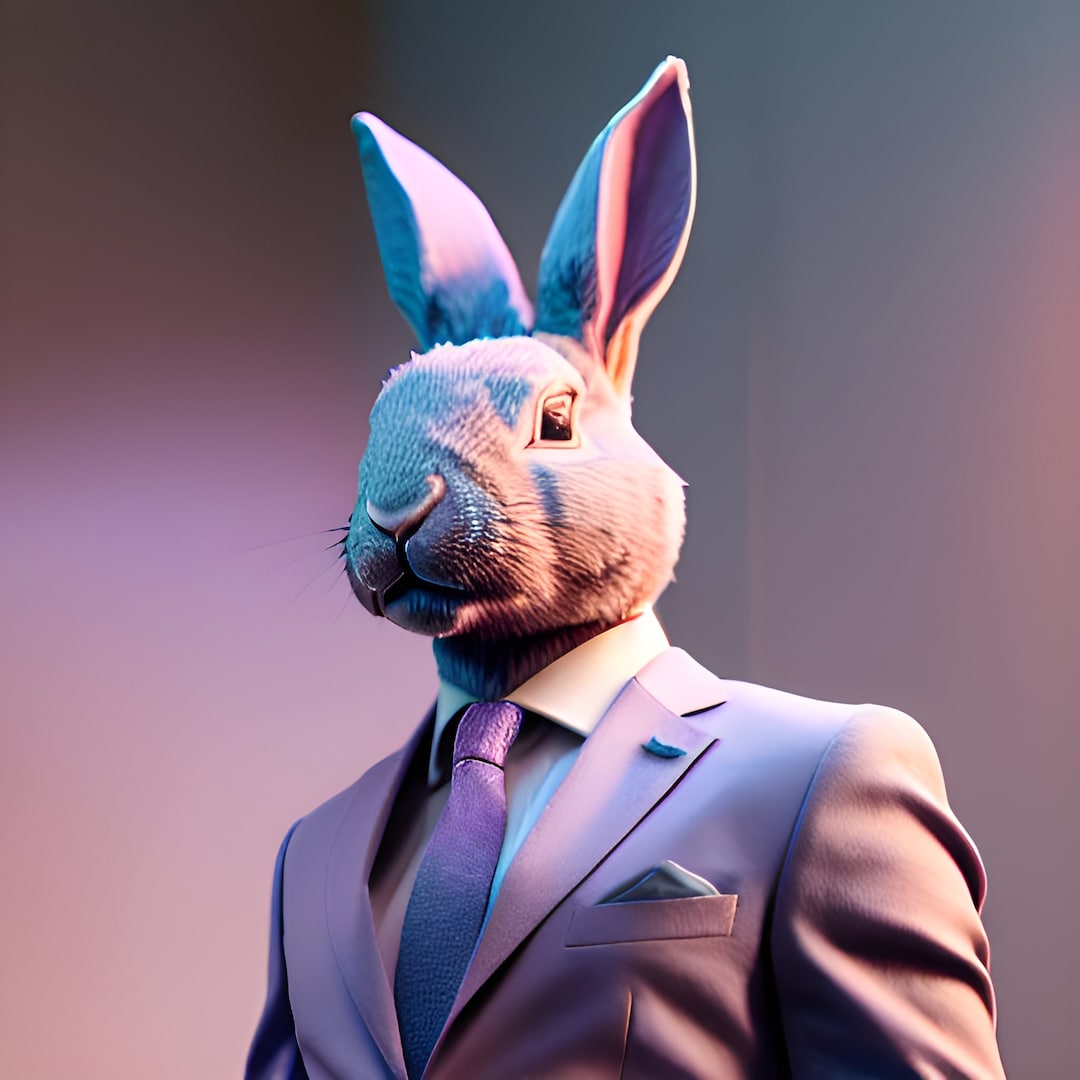 Web3kend Polygon Rabbit #40 - Etsy