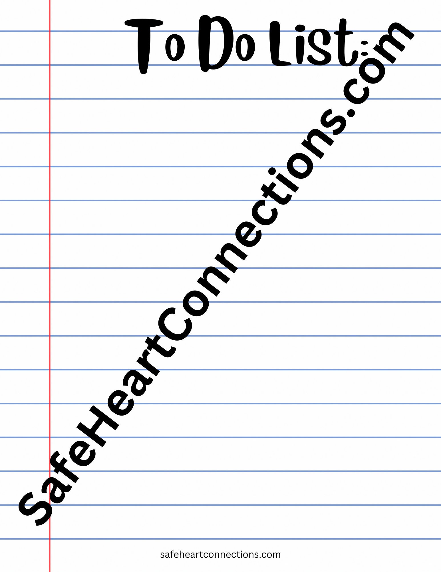 To Do and Do Not Do List Template: Writing Paper Journal Notepad ...