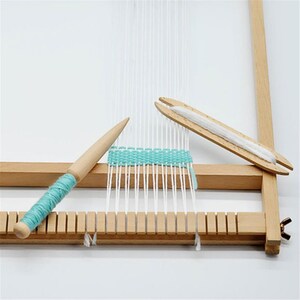 Beech Wood Weaving Shuttle Loom Knitting Tool Sweater Scarf Tapestry ...