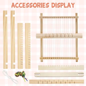 Wooden Weaving Loom Starter Kit Hand-woven Diy Woven Set Household ...