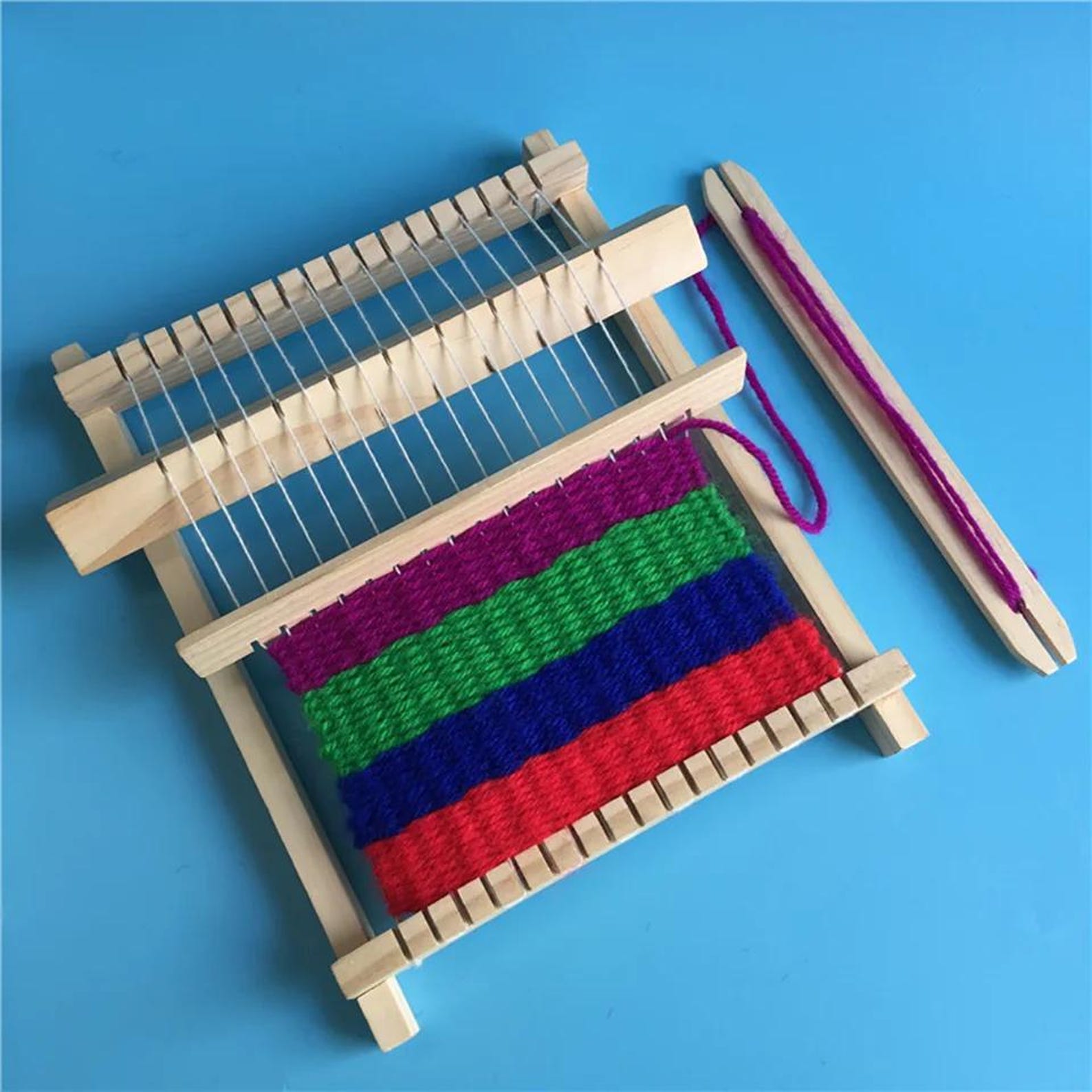 Wooden Weaving Loom Starter Kit Hand-woven Diy Woven Set Household ...