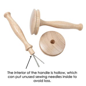 Wooden Darning Kit, Darning Mushroom, Small Loom, Darning Tools, Wooden ...