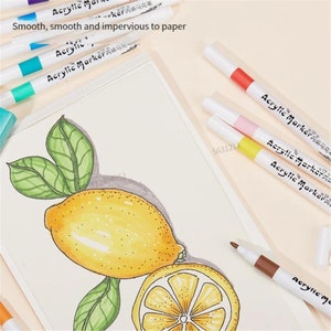 60 Colors Acrylic Marker Rock Painting Kit for Kids Children Stone ...