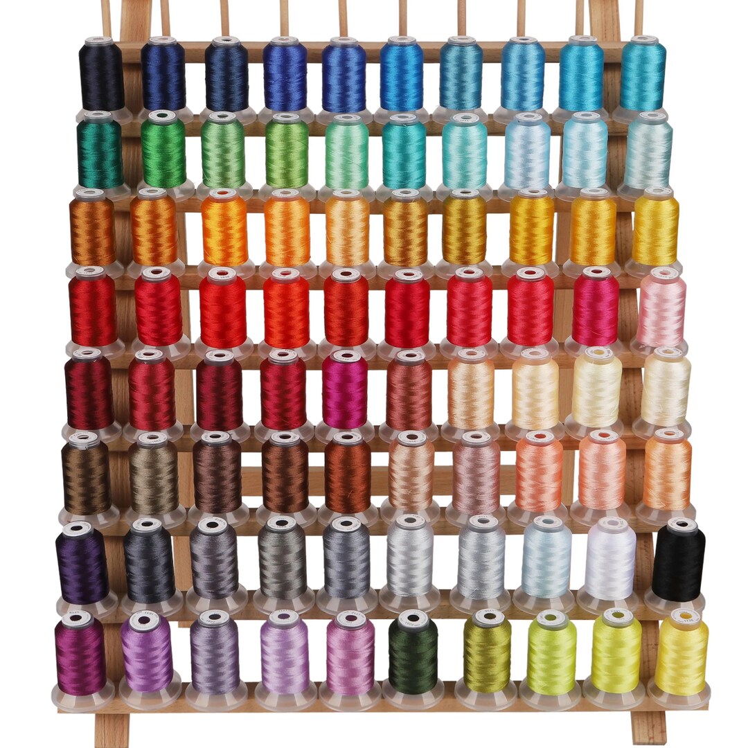 80 New Madeira Colors Set Premium 40WT Polyester Embroidery Thread 500M ...