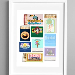 Matchboxes of Mexico Beach & Port St. Joe Print | Digital Download ...
